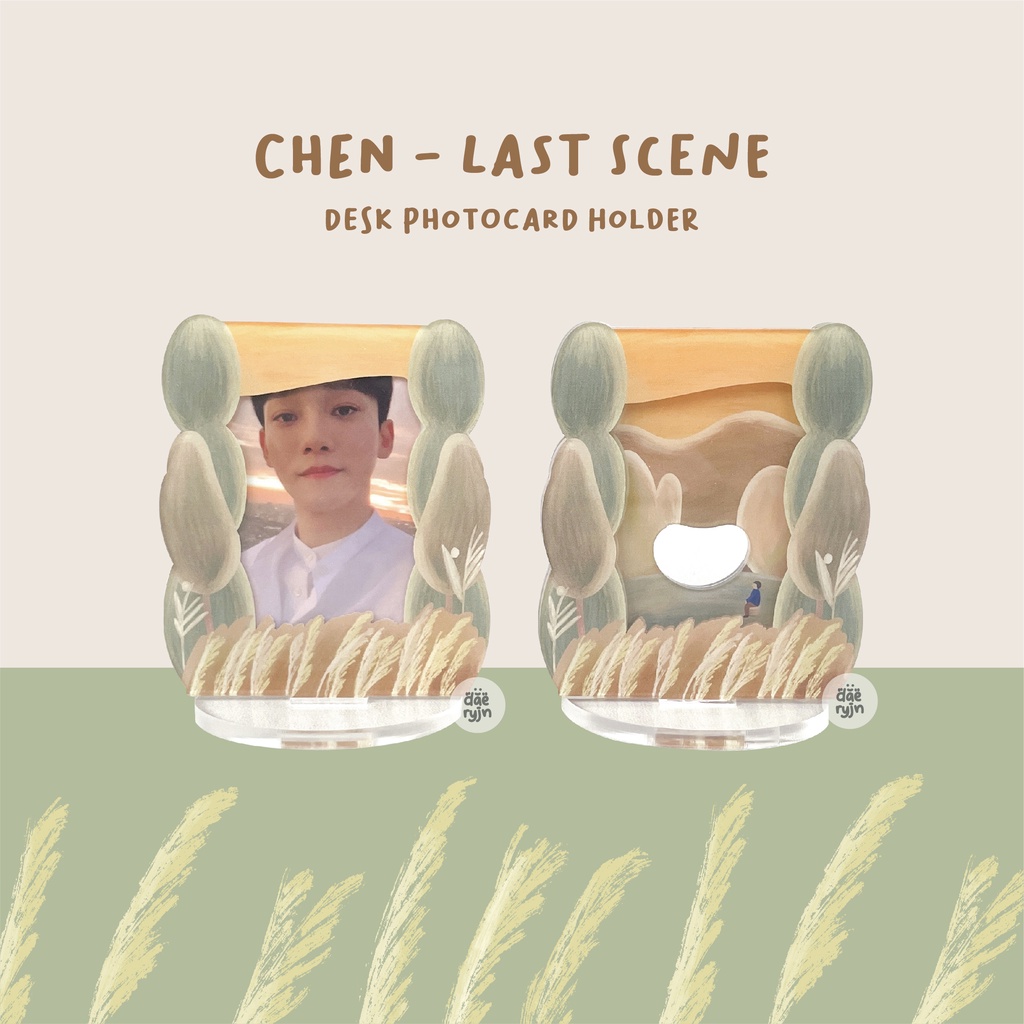 Jual CHEN Last Scene Desk Photocard Holder (Acrylic) | Shopee Indonesia