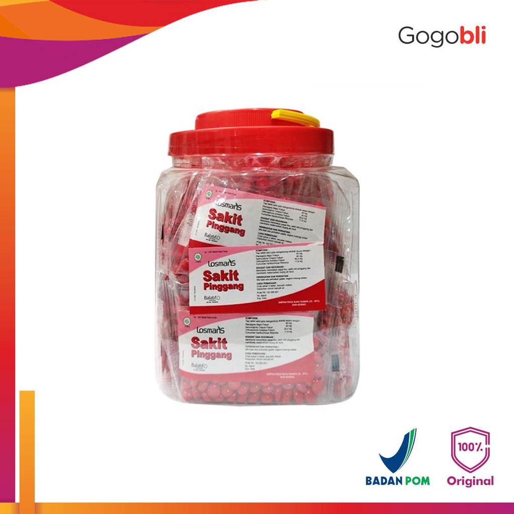 Jual Balatif Losman Sakit Pinggang Pot (Pot 40 sak @100 tablet ...