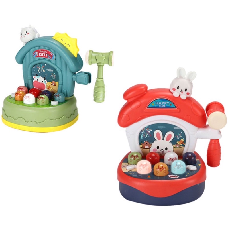 Jual mini arcade toys whack a mole hammering game mainan pukul palu ...