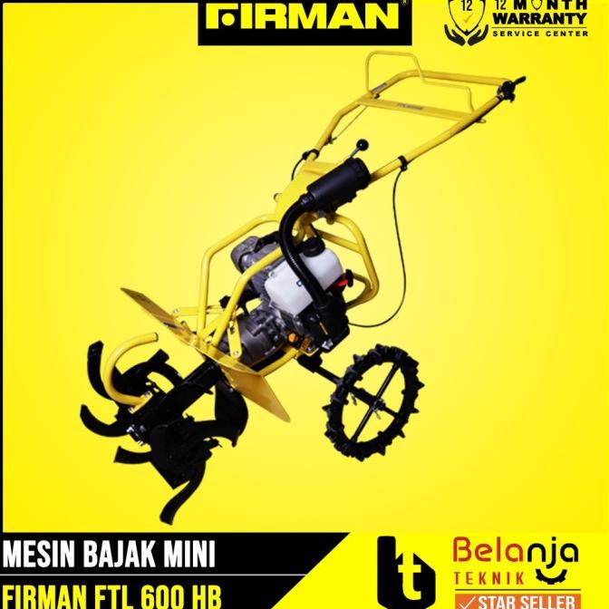 Jual New Firman Mesin Bajak Mini Ftl 600Hb Cultivator Ftl 600 Hb Parit ...
