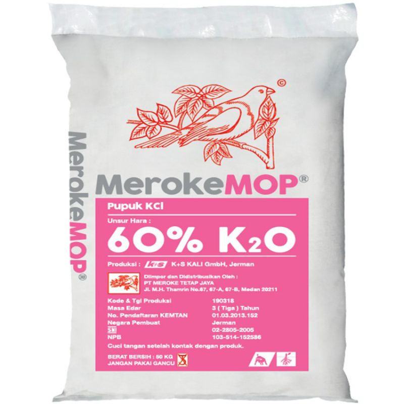 Jual PUPUK MEROKE MOP/ PUPUK KCL MAHKOTA KANADA 1000 gram | Shopee ...
