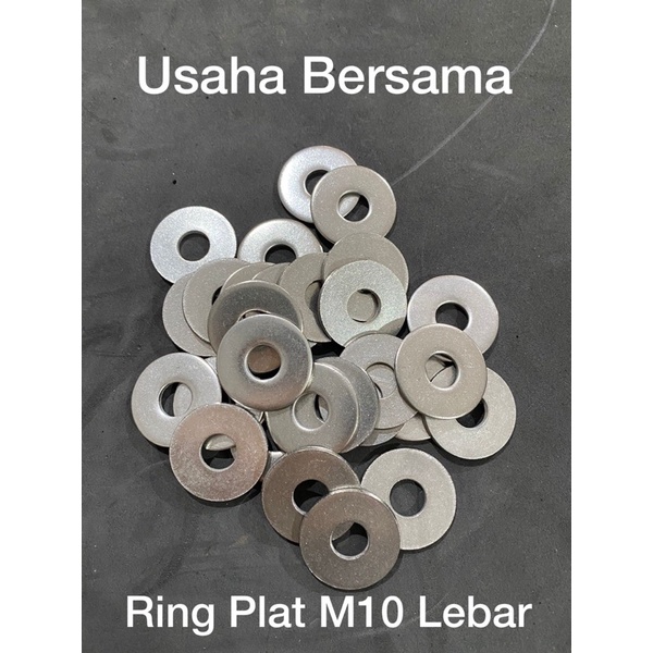 Jual RING PLAT M10 (3/8) LEBAR STAINLESS M10 X 30 X 2.5 RING FLAT SS ...