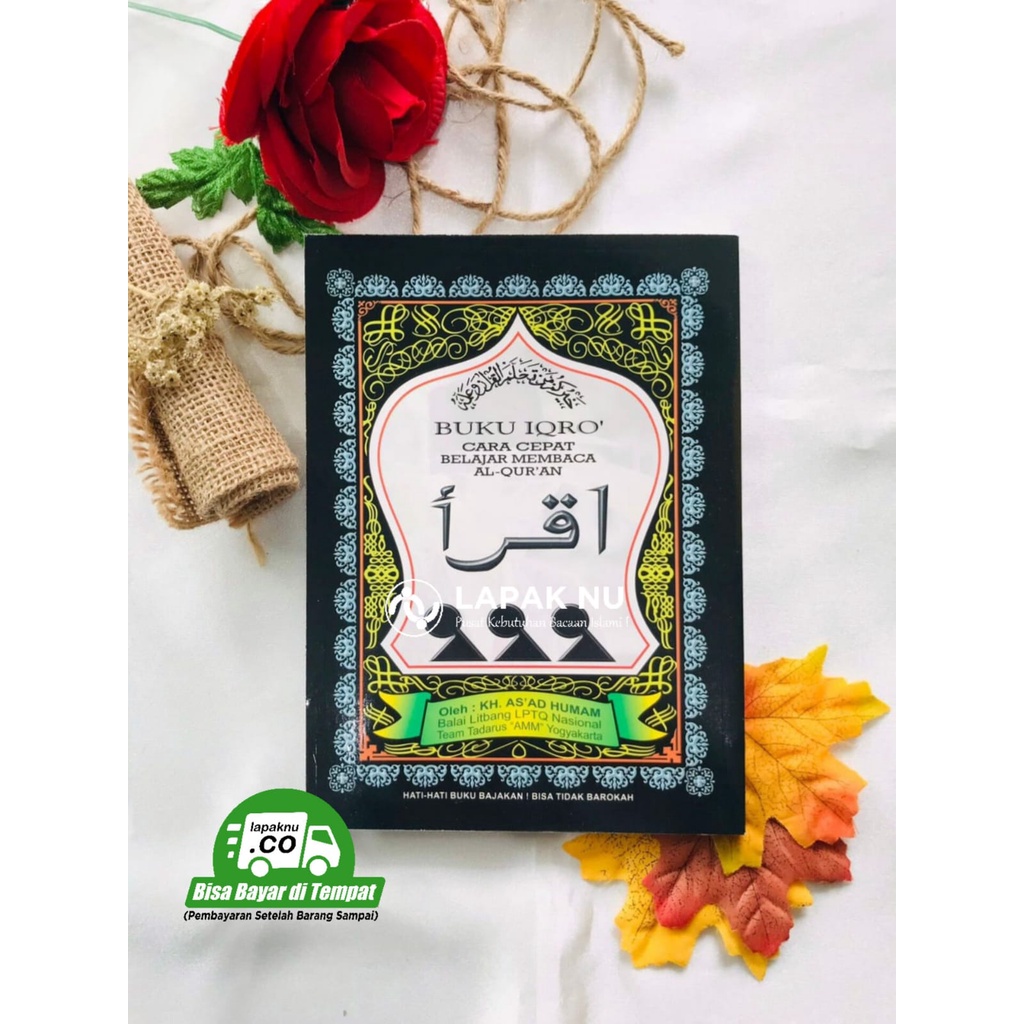 Jual Buku Iqro BESAR Buram (HITAM) - Cara Cepat Belajar Membaca Al ...