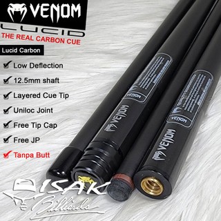 Jual Venom Lucid Carbon Extra Shaft - (NO Butt) Uniloc Cue Murrey ...