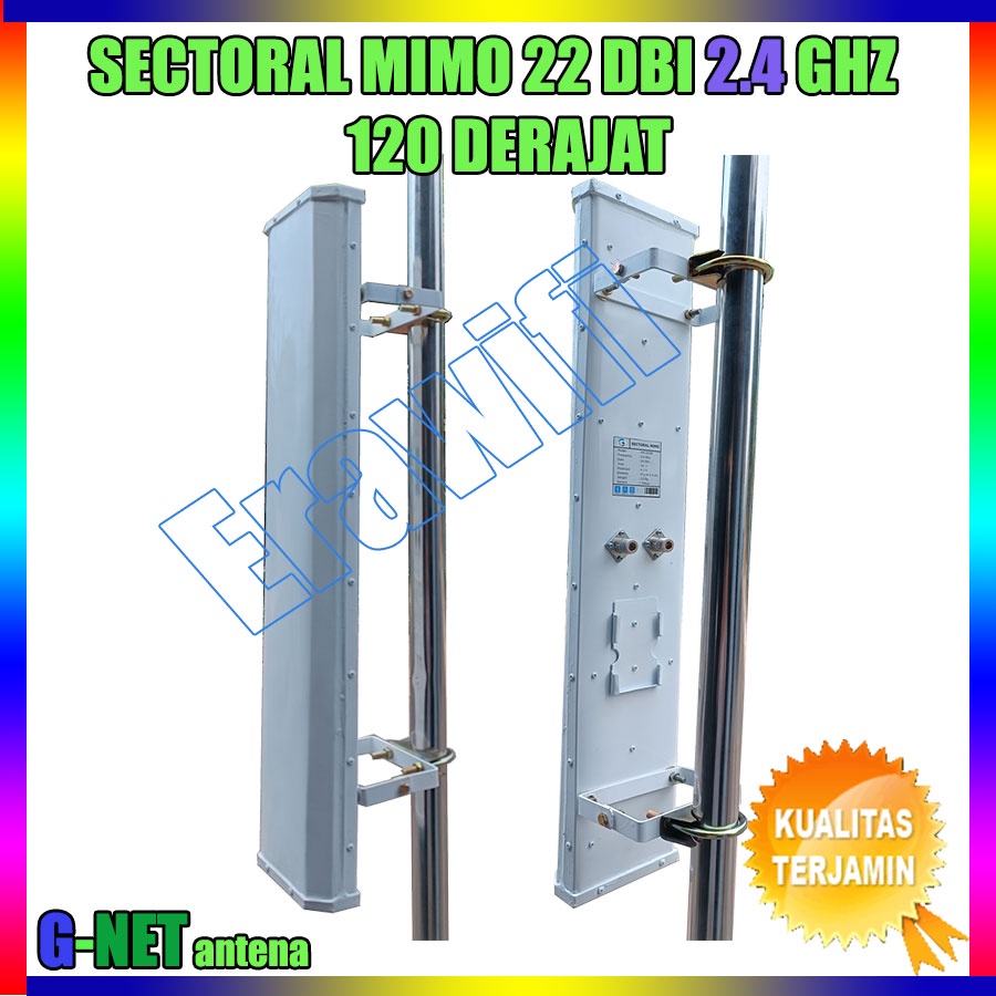 Jual Antena ISP Rt Rw Net Hotspot Sectoral Mimo G Net 22 dBi 120 ...