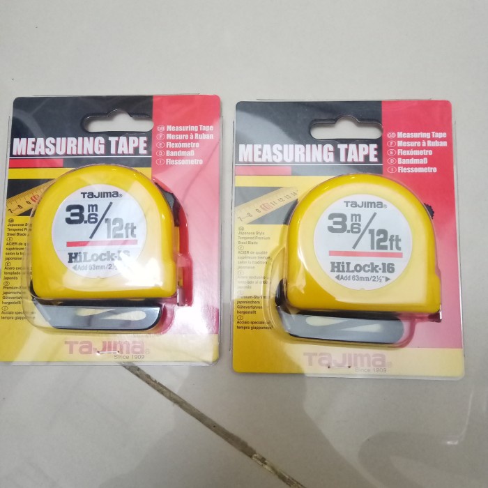 Jual [COD] Meteran Tajima 3M Hi Lock / Perlengkapan Rumah Tangga Murah ...