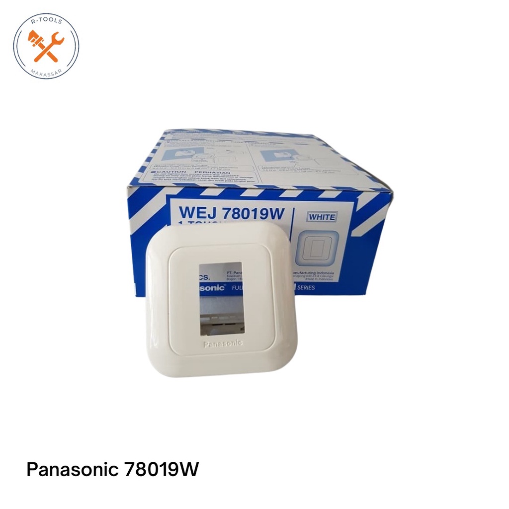 Jual Frame 1 Gang 1 Device WEJ 78019W Wide Series Panasonic WEJ 78019 W ...
