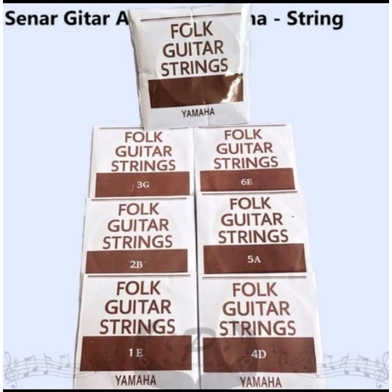 Jual Senar Gitar String Yamaha Original 1 set | Shopee Indonesia