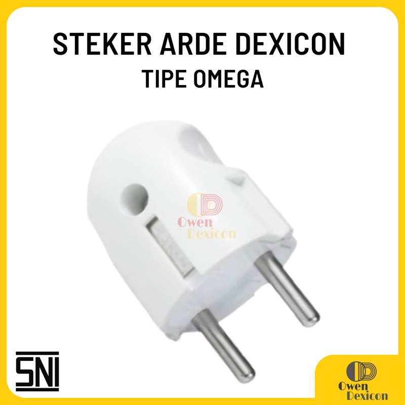 Jual Steker Arde Bulat Putih SNI / Colokan Listrik Bulat Merk Dexicon ...