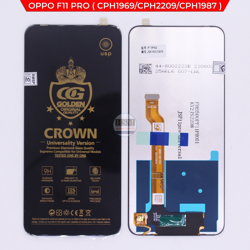 Jual LCD OPPO F11 PRO/CPH1969/CPH2209/CPH1987 FULLSET TOUCHSCREEN ORI ...