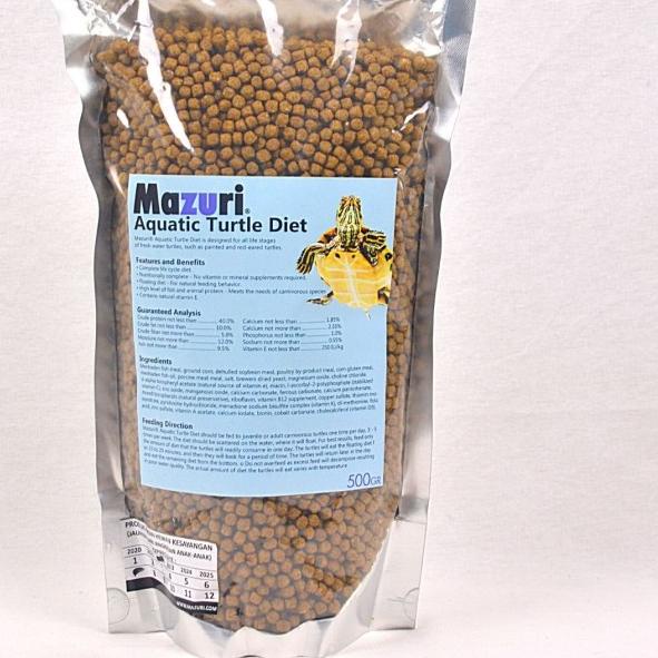 Jual Mazuri AQUATIC Turtle Diet 500gr ( makanan Kura-kura Air) | Shopee ...