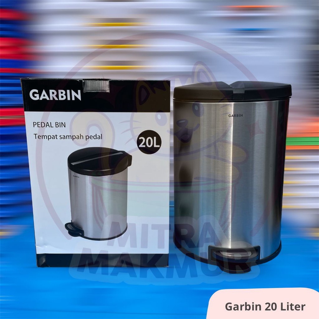 Jual GARBIN - Tempat Sampah Injak Pedal Stainless 5L 7L 12L 20L 30L Tong Sampah Injek | Shopee ...
