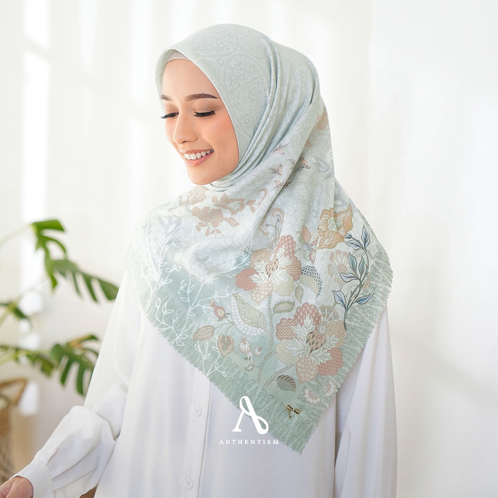 Jual AUTHENTISM ID LAUREL SERIES ORIGINAL KERUDUNG SEGI EMPAT VOAL ULTRAFINE LASERCUT PREMIUM ...