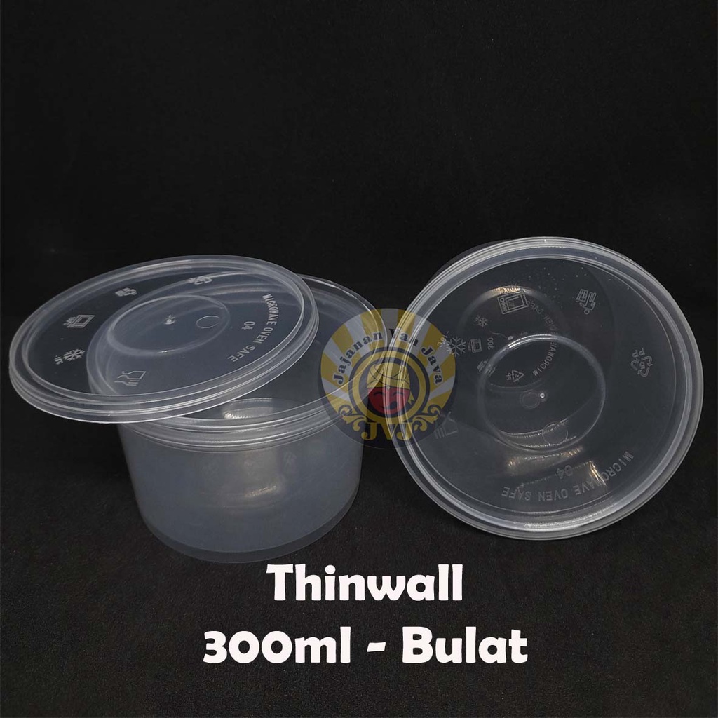 Jual Thinwall Persegi Panjang And Bulat 100ml 200ml 300ml 400ml 500ml