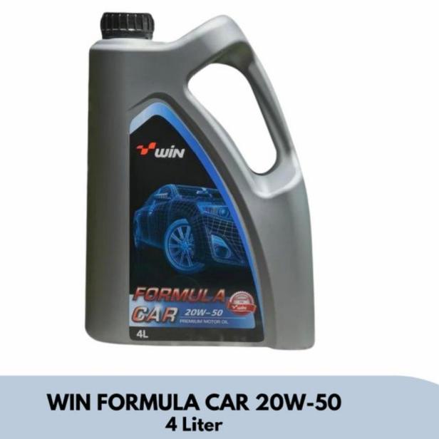 Jual Oli Mesin Win Formula Super 20W50 Api SG/CD (4 Liter) | Shopee ...