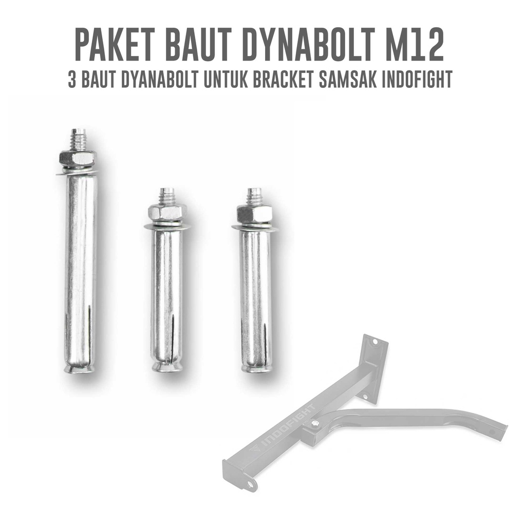 Jual Paket Baut Dynabolt 12 Untuk Bracket Samsak Baut Tiang Sansak Muay ...