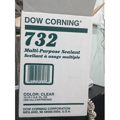 Jual Dow Corning RTV 732 Multi Purpose Silicone Sealant Clear / Silikon ...