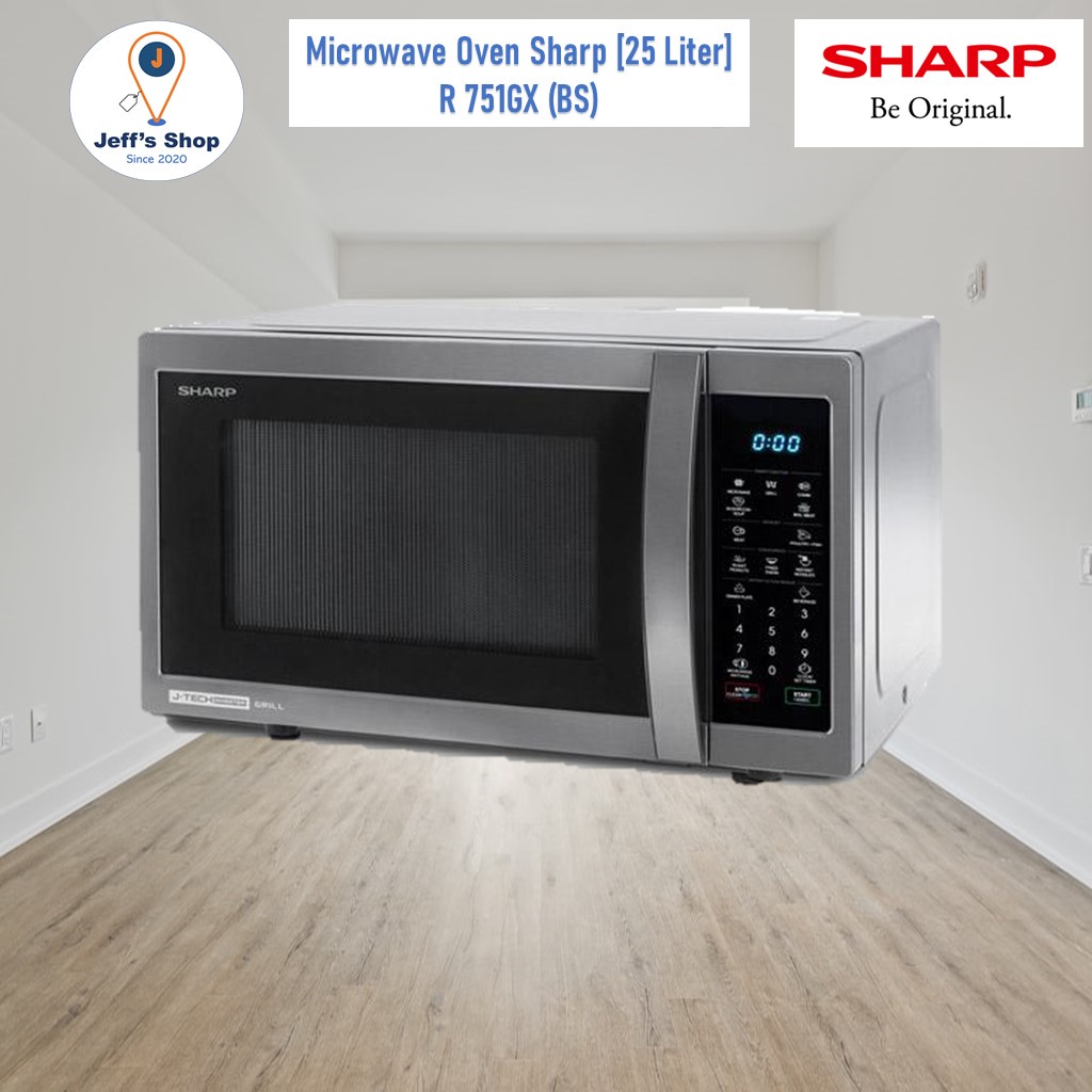 Jual Microwave Oven Sharp Inverter [25 Liter] R-751GX (BS) | Shopee ...