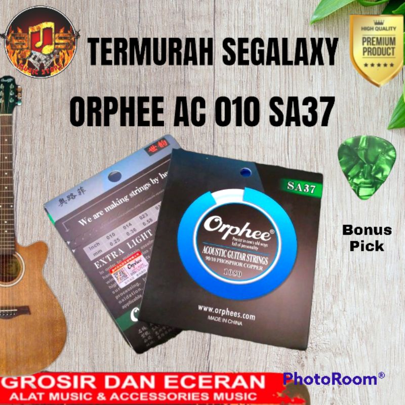 Jual Senar Gitar Acoustic Orphee SA37 010 dan Xbatto Magic Strings ...
