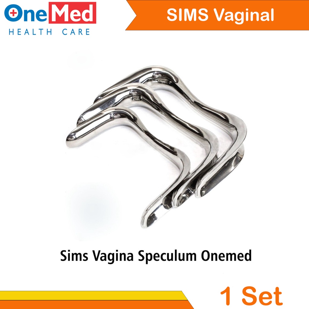 Jual SIMS Vaginal Specula Speculum Stainless 1 Set ( S,M,L ) Onemed ...