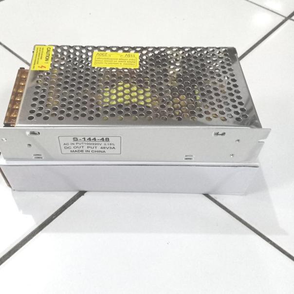 Jual Switching Power Supply PSU 48V 3A High Quality, 48 Volt 3 Ampere | Shopee Indonesia