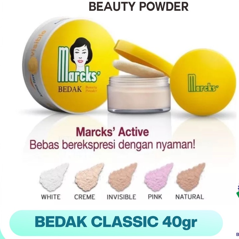 Jual MARCKS Bedak Classic 40gr | Shopee Indonesia