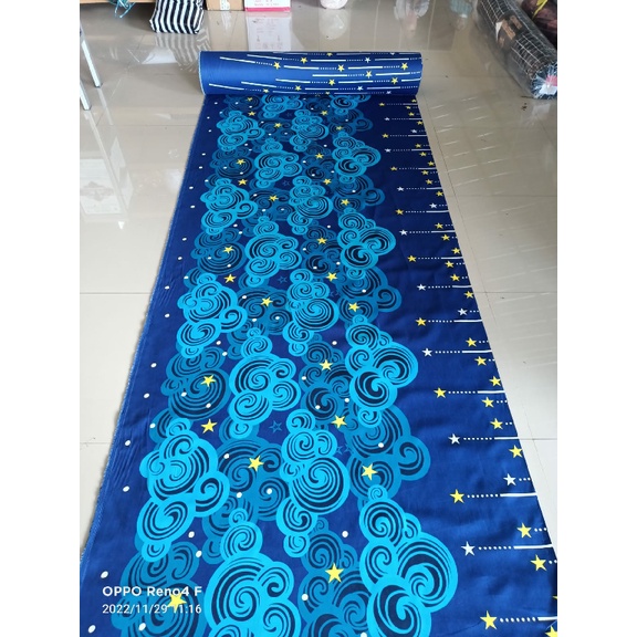 Jual BAHAN KAIN SPREI KATUN MICROTEX DISPERSE MOTIF KE 2 (0,5M ...