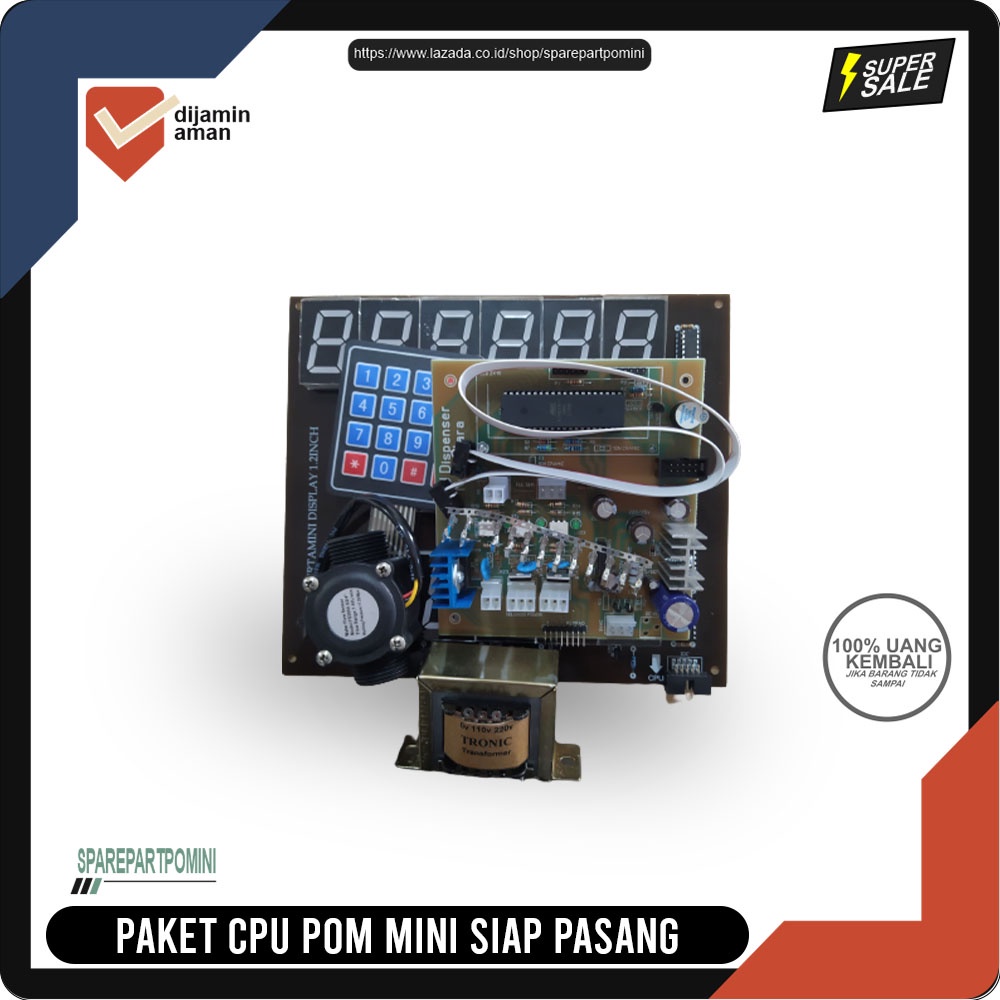 Jual Sparepart Pom Mini - Paket Cpu Pertamini Cpu Display Seven Segmen ...