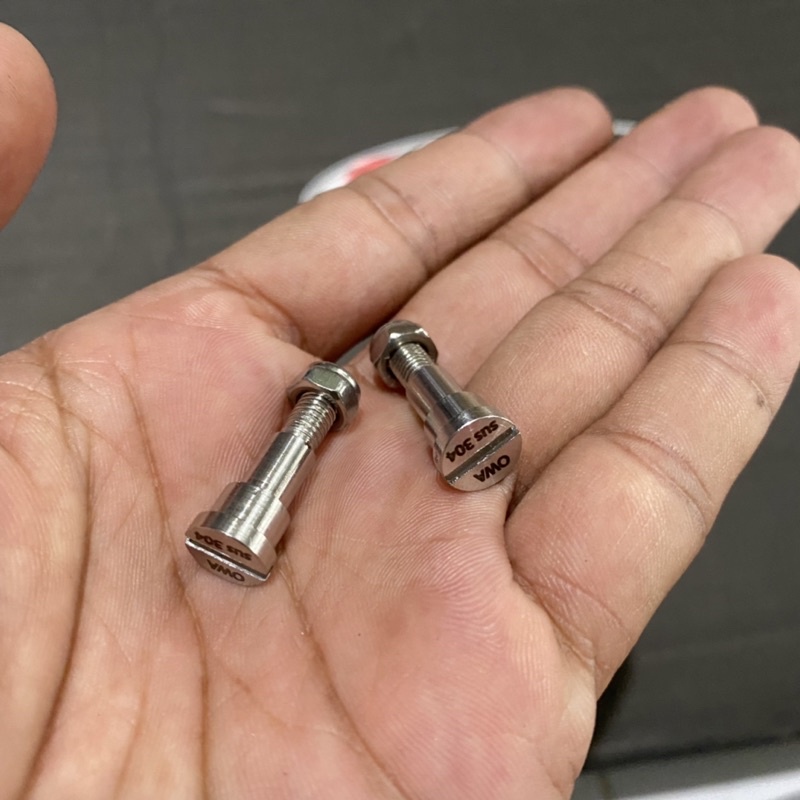 Jual baut min handle vespa stainless merk OWA original | Shopee Indonesia