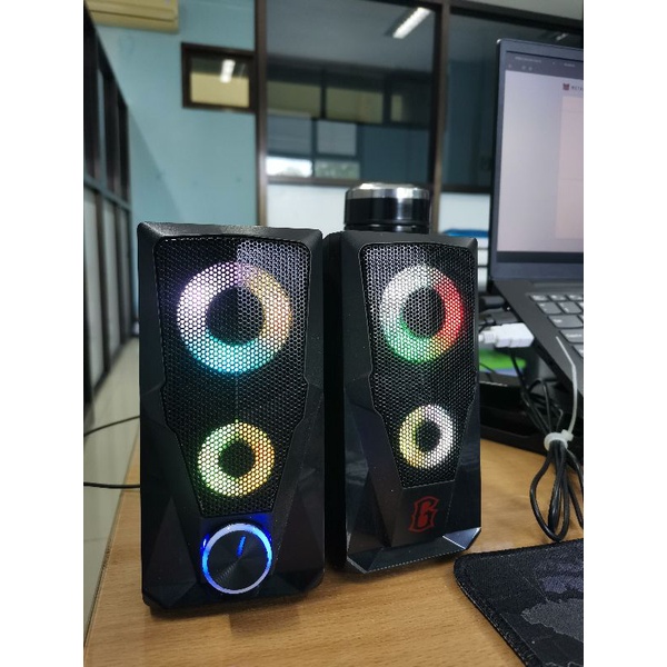 Jual Speaker USB PC Laptop merk Robot RS200 bekas normal | Shopee Indonesia