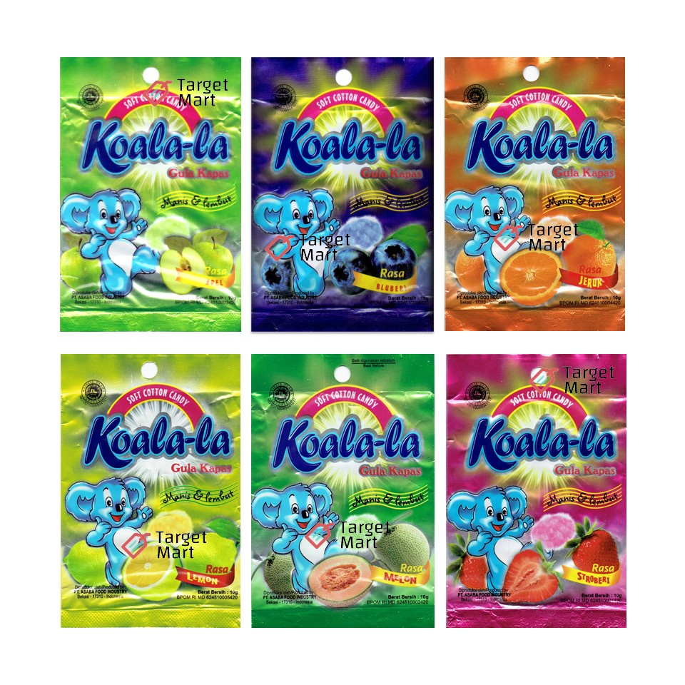 Jual Koala Permen Gula Kapas Berbagai Varian Pilih Rasa | Shopee Indonesia