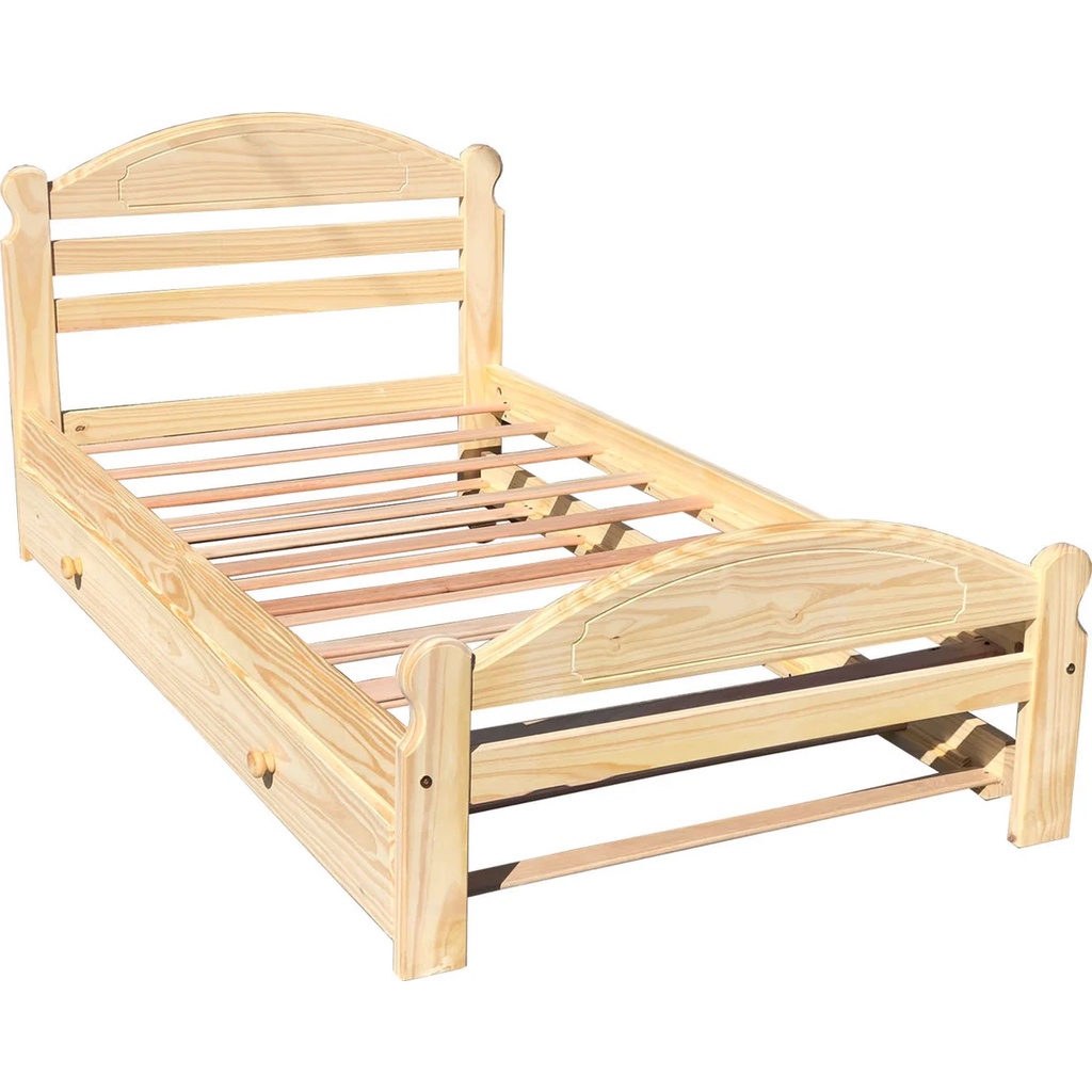 Jual Ranjang Rangka Tempat Tidur Sorong Divan Tidur Twin Minimalis Kayu ...