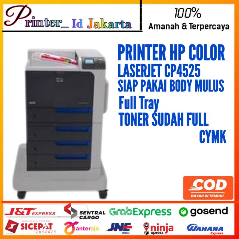Jual Printer Hp Color Laserjet Cp4525 Full Tray Siap Pakai | Shopee ...