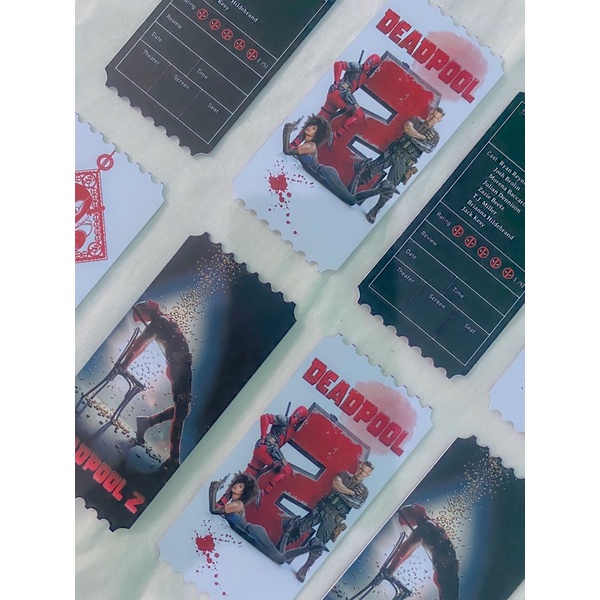 Jual Collectible Ticket Deadpool 2 Marvel Dead Pool Fanmade ticket ...