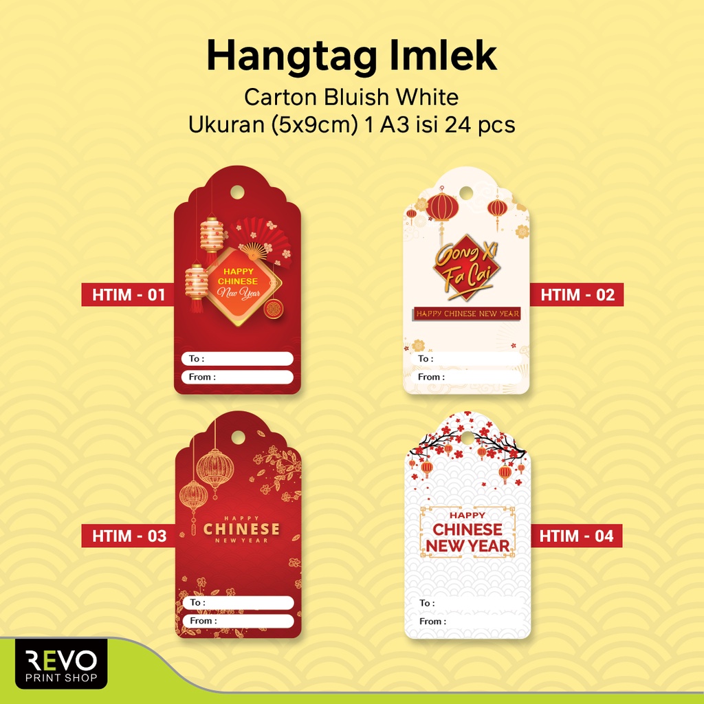 Jual Hang Tag Imlek / Hang Tag Kartu Ucapan Imlek / Tag Chinese new ... Jual Hang Tag Imlek / Hang Tag Kartu Ucapan Imlek / Tag Chinese new ...