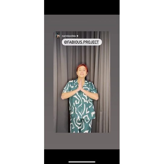 Jual FABIOUS.PROJECT Pajamas Green long | Shopee Indonesia