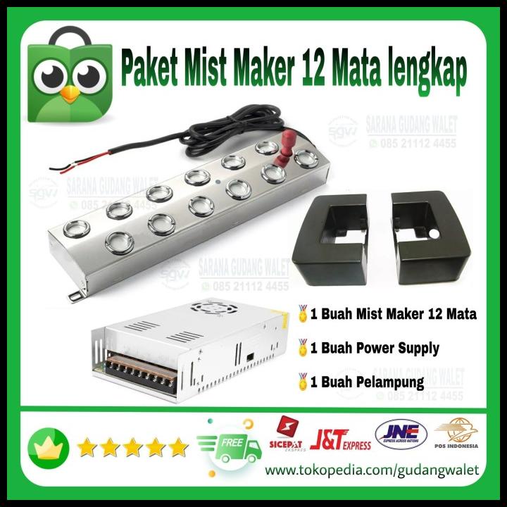 Jual Promo Mist Maker Ultrasonic 12 Mata | Shopee Indonesia