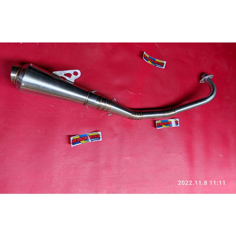 Jual (Free Laser) Knalpot Polos Drag 130cc - 200cc VEGA Jupiter Smash Shogun KAZE supraFit ...