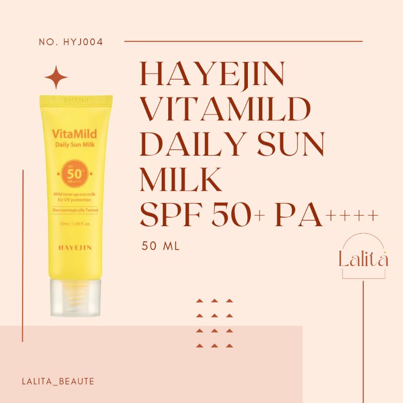 Jual HAYEJIN Vitamild Daily Sun Mik SPF 50+ PA++++ 50ml | Shopee Indonesia
