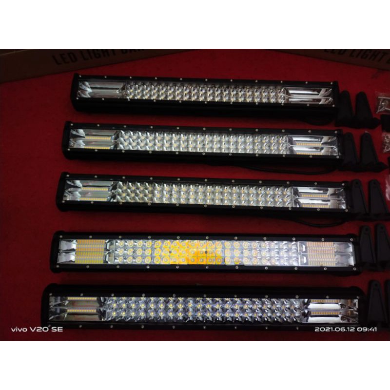 Jual Lampu LED BAR light bar 60 cm cahaya putih kuning 5 mode combo ...