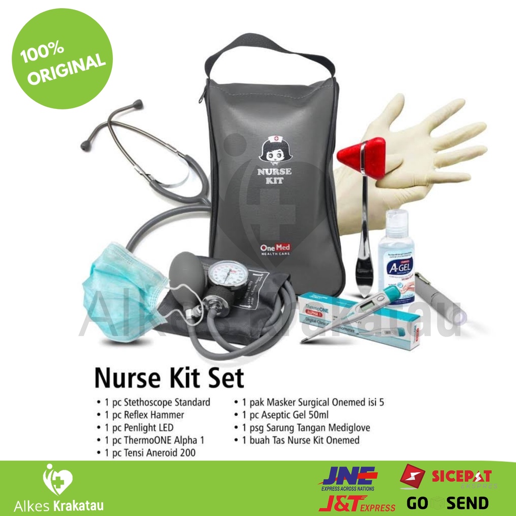 Jual Nurse Kit Set Onemed / Paket Pemeriksaan Perawat / Nursing Kit One ...