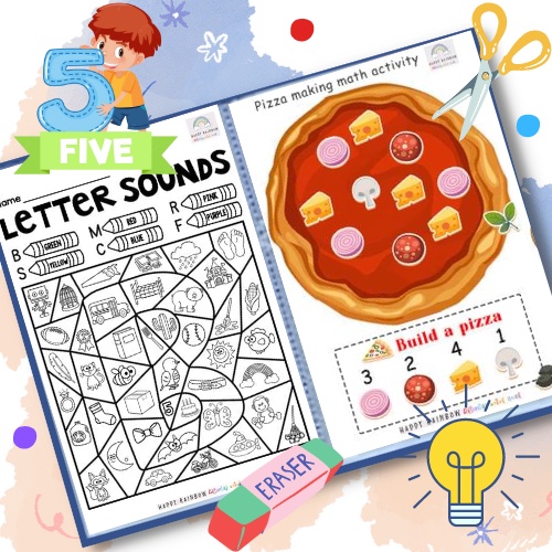 Jual Buku Belajar Bahasa Inggris Anak TK B Paud 5tahun - Belajar Menulis Menggunting Berhitung ...