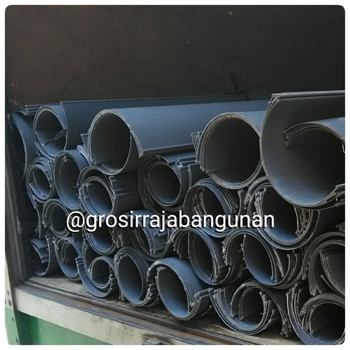 Jual Pipa Pvc Talang Air Rumah Setengah Lingkaran Pvc Panjang 4 M ...