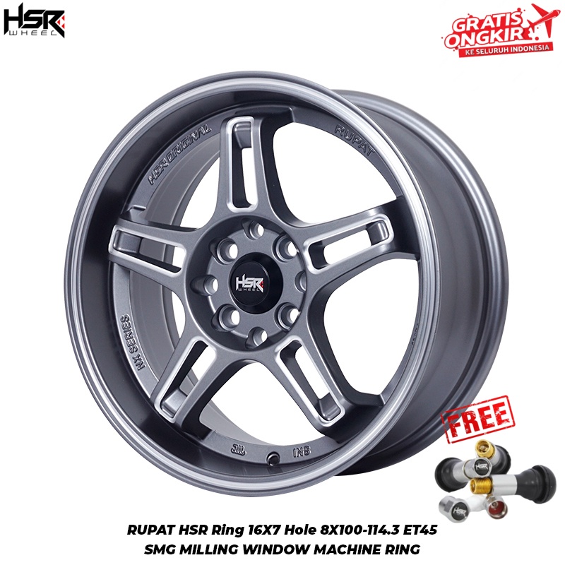 Jual Velg HSR RUPAT R16 Velg Original Ring 16 Lebar 7 PCD 4X100/4X114,3 ...