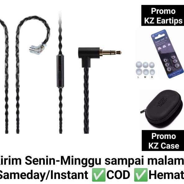 Jual JCALLY JC08S With Mic KABEL UPGRADE for KZ ZSN Pro X KZ DQ6 KZ EDX Pro - Pin B /Dual Pin ...