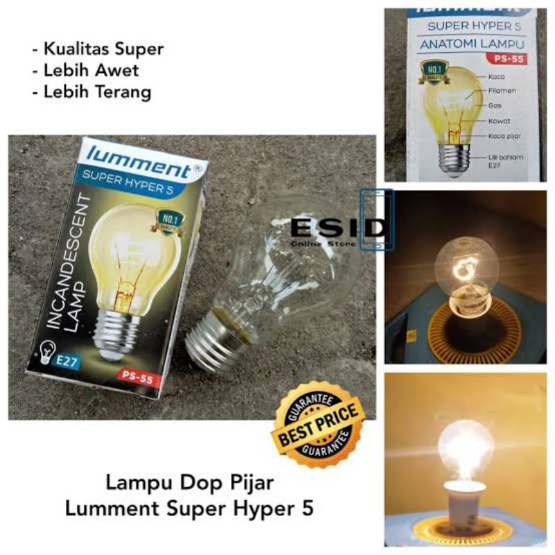 Jual LAMPU DOP BOHLAM PIJAR 5 WATT SUPER HYPER LUMMENT PROCYON DOP AYAM ...