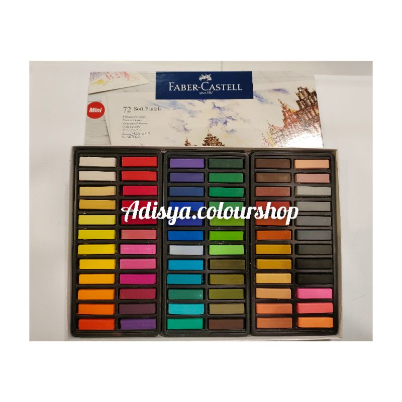 Jual soft pastell set 24-72 faber castell | Shopee Indonesia
