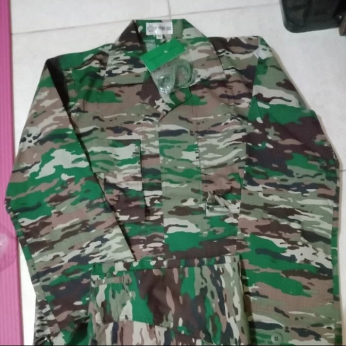 Jual Baju Pdl Tni Ad Original Pembagian Pt Panca Prima - Pdl Loreng | Shopee Indonesia