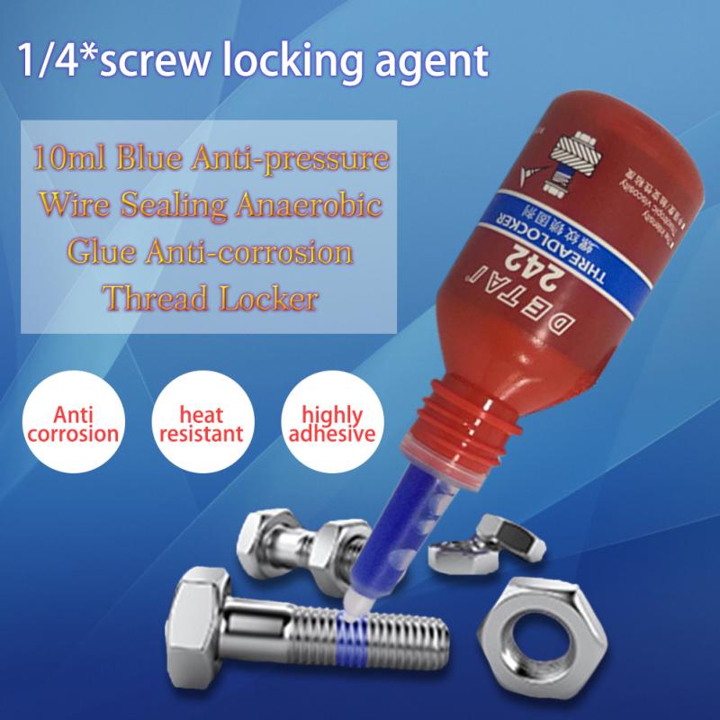 Jual Cairan Liquid Threadlocker Blue Anaerobic Adhesive Sealant Super ...