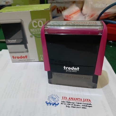 Jual EKSTRA TAMBAHAN WARNA - CETAK STEMPEL CUSTOM WARNA TRODAT / CETAK STEMPEL BULAT / CETAK ...